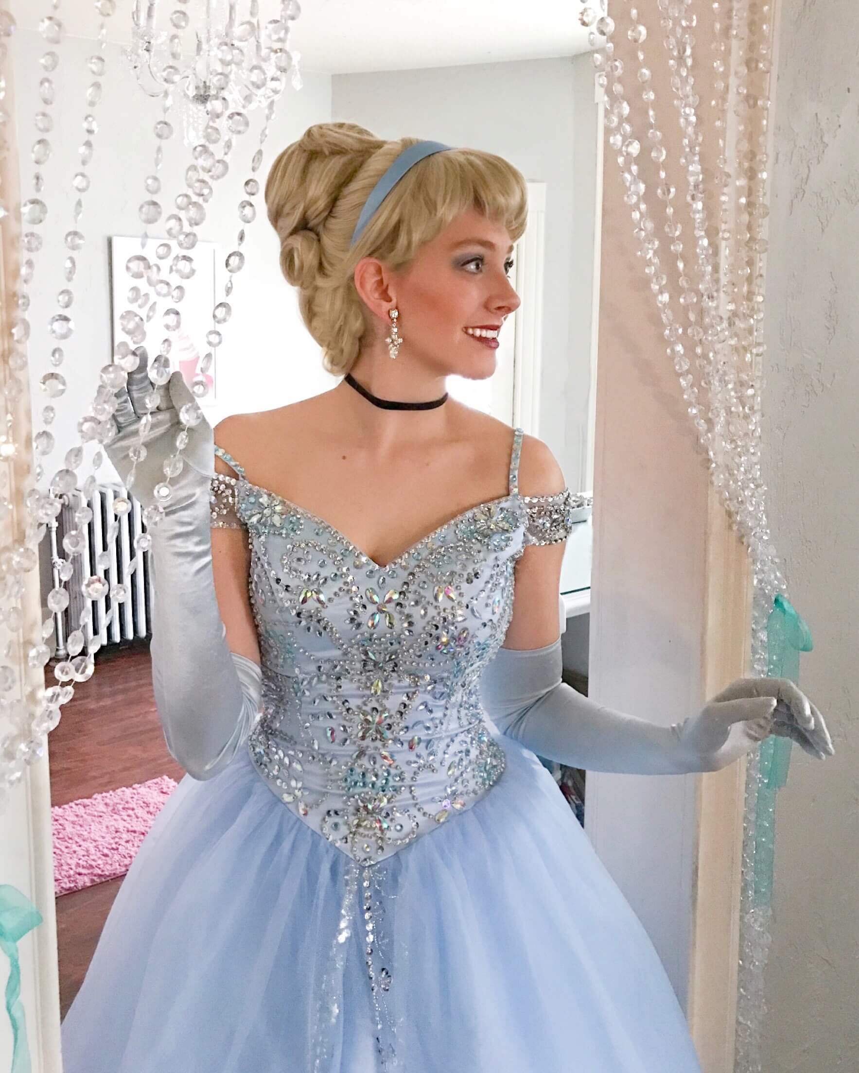 Cinderella Birthday Party Appearance With Classic Ball Gown